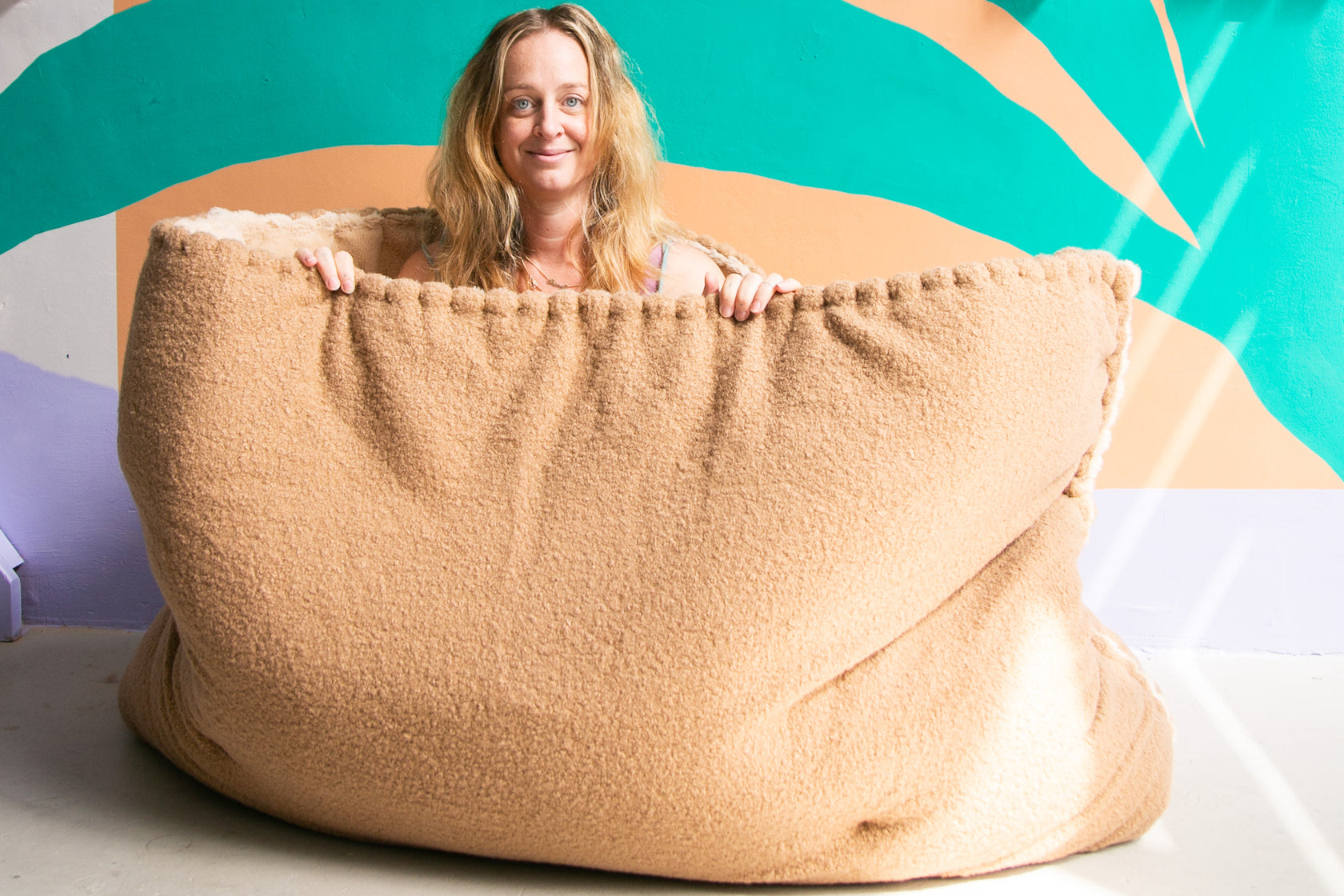 Teddy FLOOF FOR PEOPLE | Escape den | Cuddle cave | Room decor | Floor ...